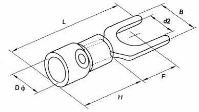 Spade Insulated Terminal - Buy Spade Terminal, PVC INSULATED FORK ...